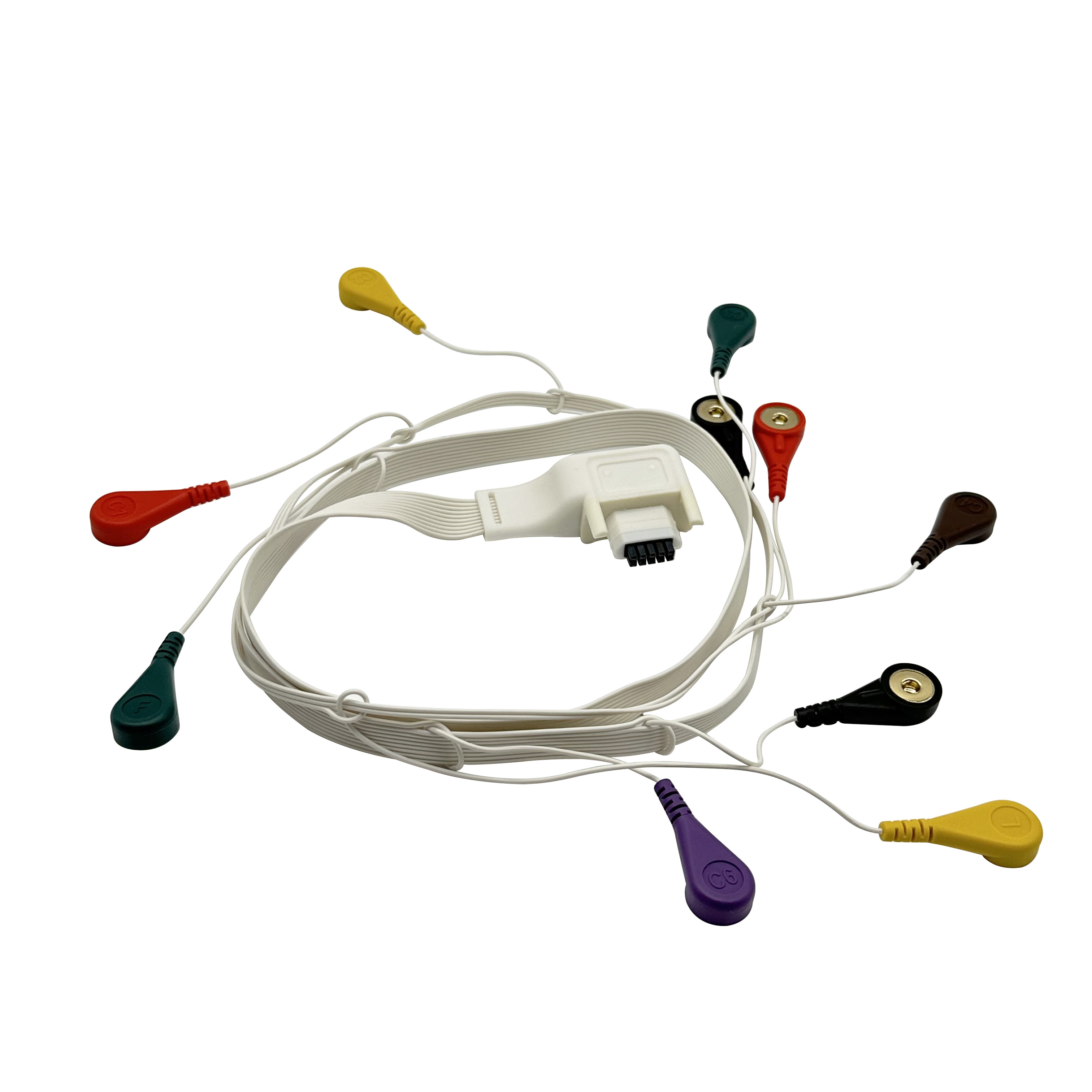 10 Cable Holter para el ECG del paciente para Mortara T12 10PIN